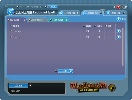 Read and Spell Program - Self Learn